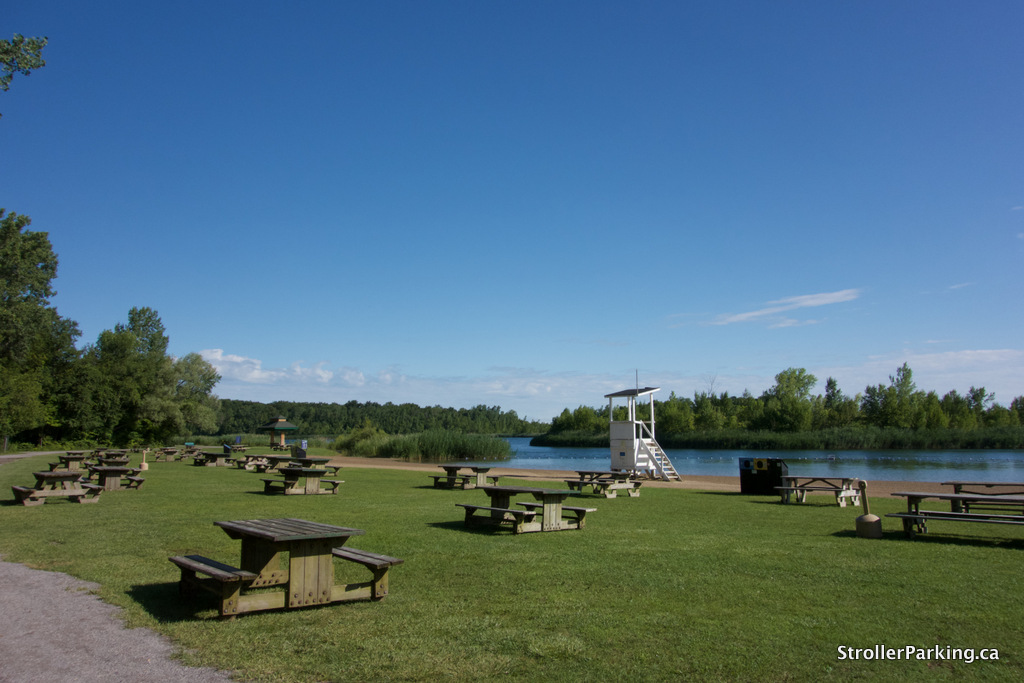 Beach of the Regional Park of the Saint-Timothée Islands (Valleyfield ...