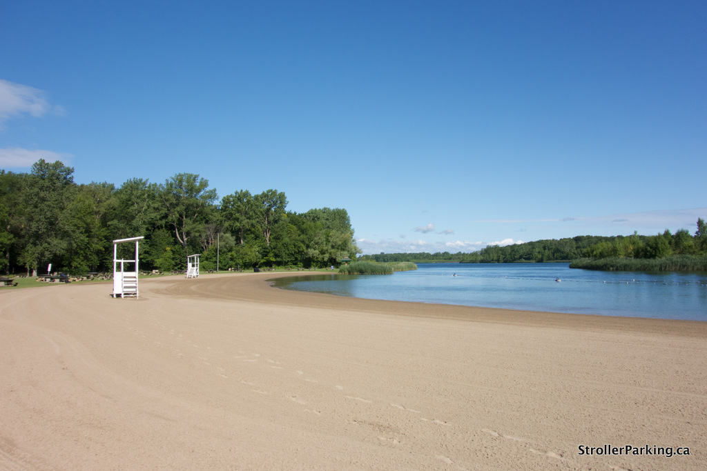 Beach of the Regional Park of the Saint-Timothée Islands (Valleyfield ...