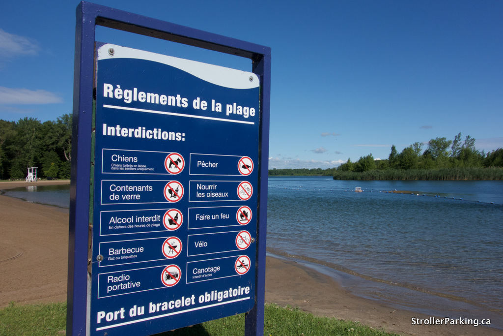 Beach of the Regional Park of the Saint-Timothée Islands (Valleyfield ...