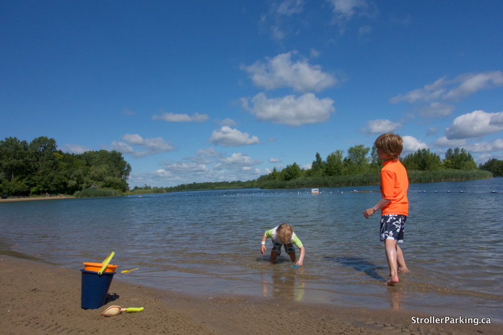 Beach of the Regional Park of the Saint-Timothée Islands (Valleyfield ...